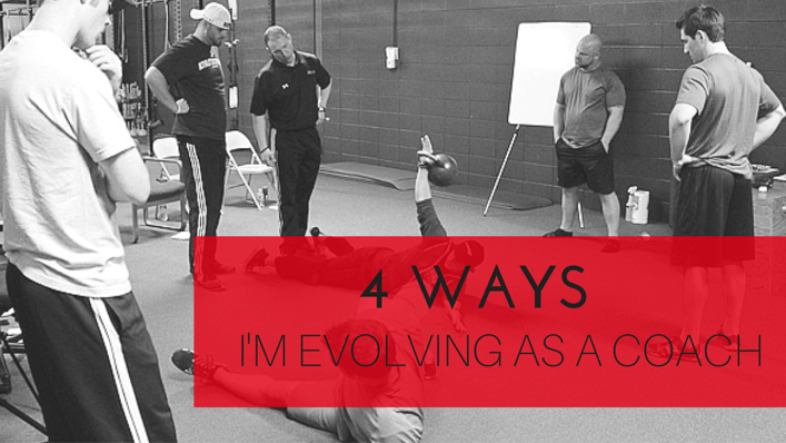 4 Ways I'm Evolving as a Coach - Robertson Training Systems