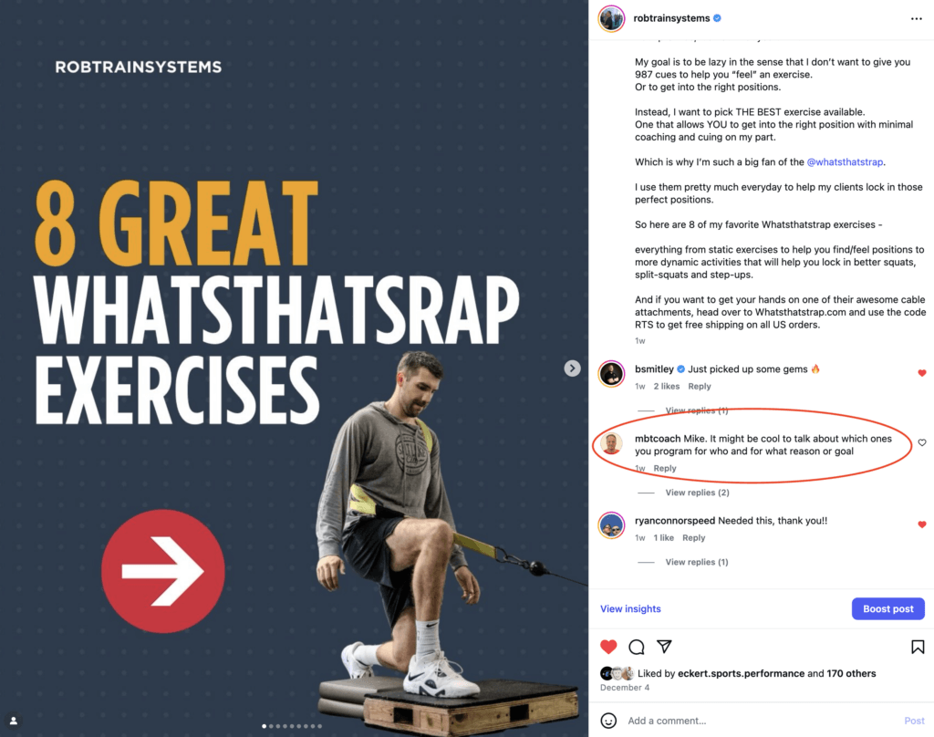 Whatsthatstrap 101: Coaching, Cuing and Exercise Selection - Robertson Training Systems